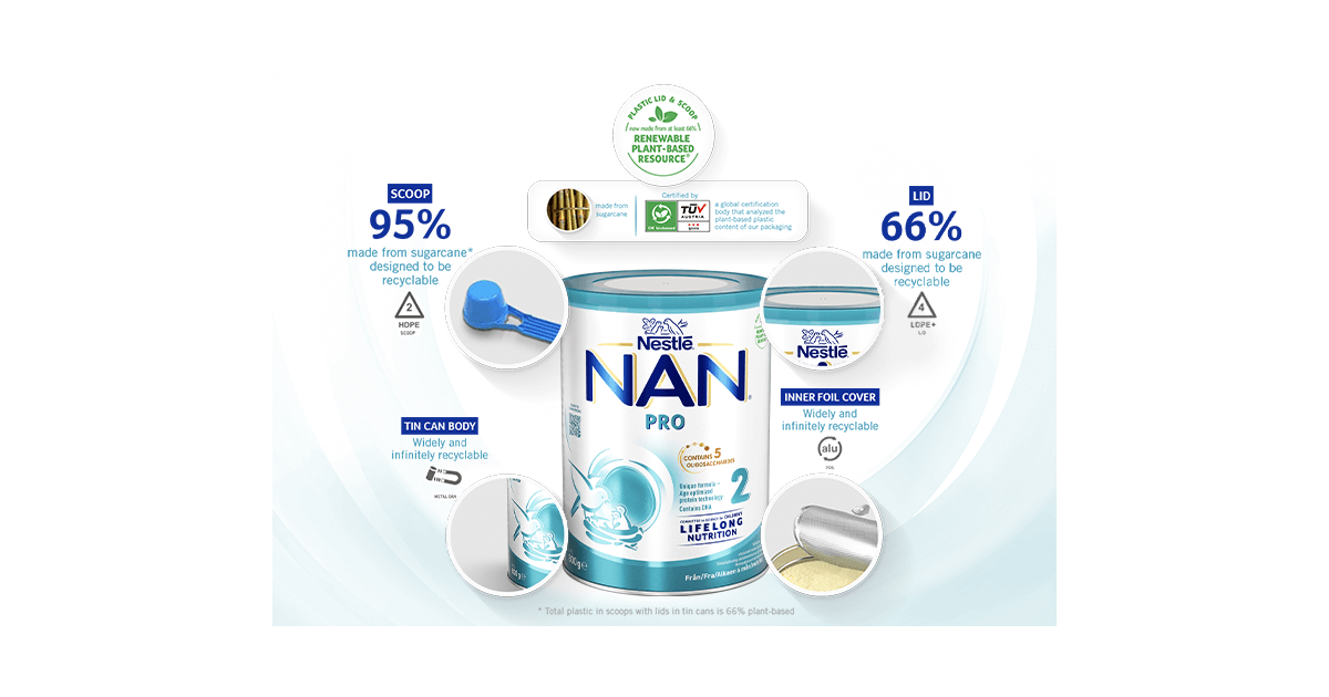 NAN metaldåser: Vores bedste emballage – til dig | Nestlé FamilyNes